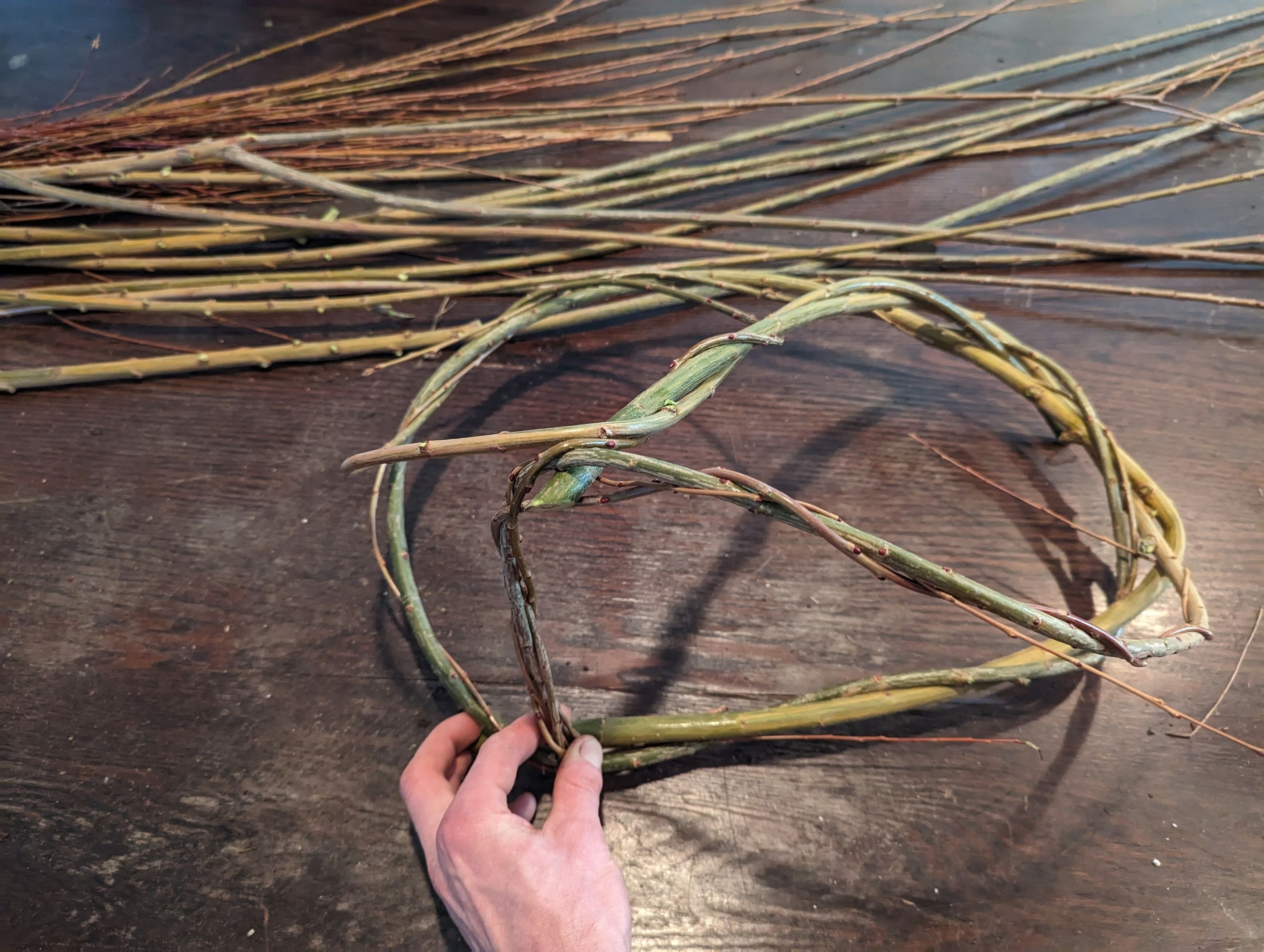 Willow Wicker Quail Hut - hickorysheepfarm