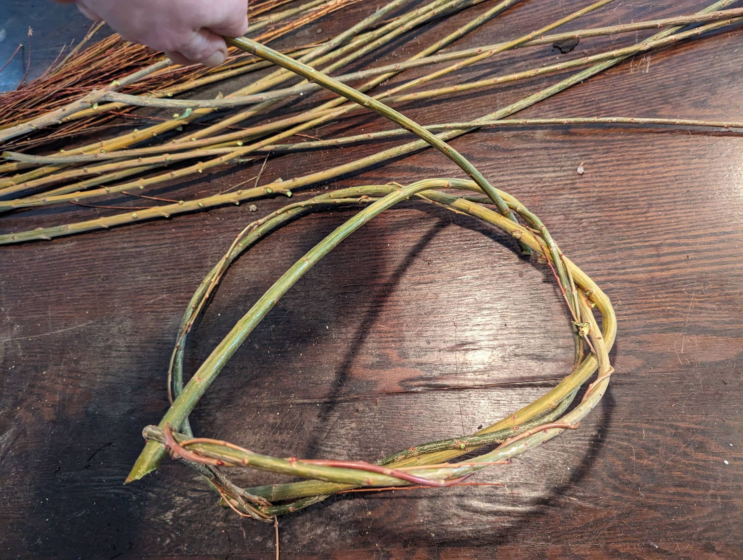 Willow Wicker Quail Hut - hickorysheepfarm