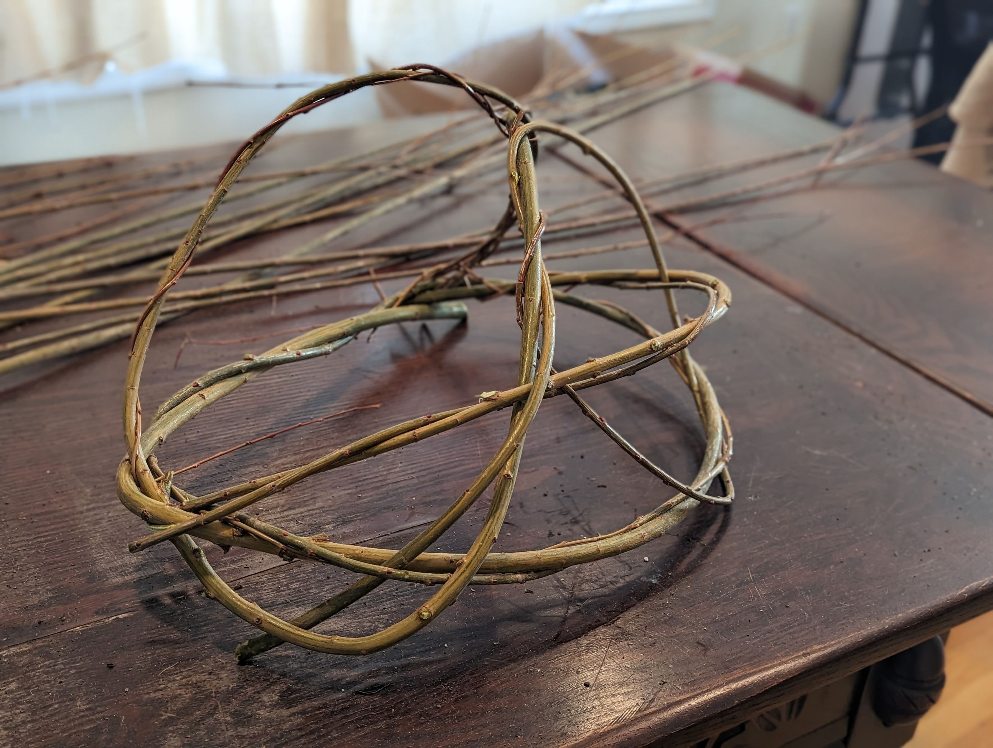 Willow Wicker Quail Hut - hickorysheepfarm